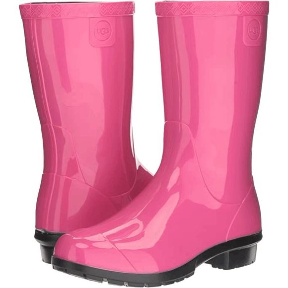 UGG | Shoes | Ugg Girls Kids Raana Rain Boots Diva Pink 3m Little Kid ...